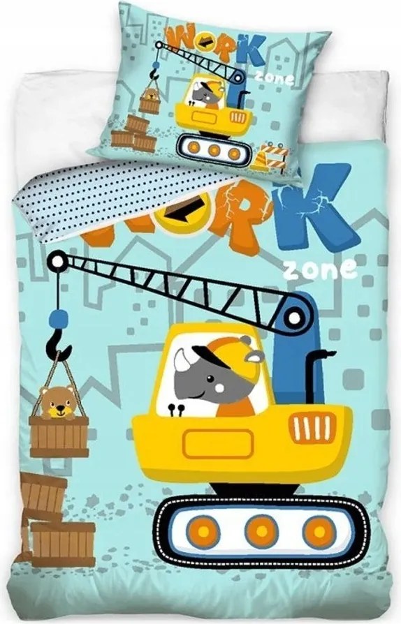 Bavlněné ložní povlečení Nosorožec jeřábník