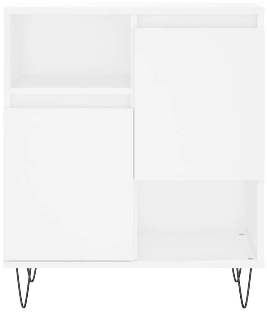 Příborník bílý 60 x 35 x 70 cm kompozitní dřevo - Default Title