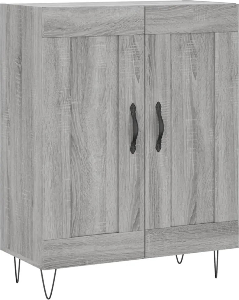 Skříň highboard šedá sonoma 69,5 x 34 x 180 cm kompozitní dřevo 3189955