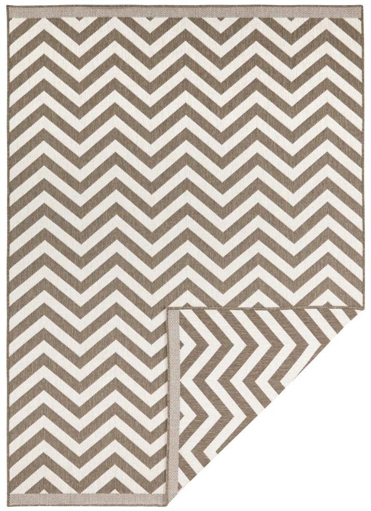 Bougari - Hanse Home koberce Kusový koberec Twin Supreme 103434 Palma brown creme - 80x150 cm