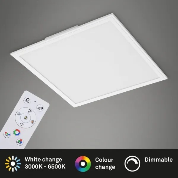 Briloner 7152-016-LED RGB Stm. přisazený panel COLOUR LED/24W/230V 3000-6500K+DO