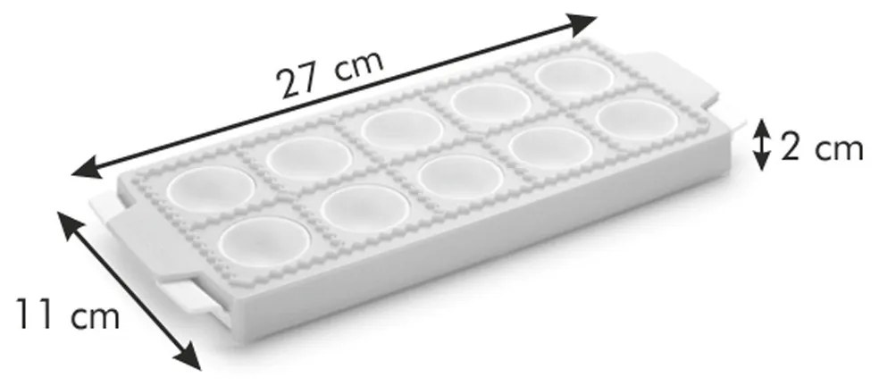 TESCOMA Forma na kulaté ravioli DELÍCIA, 10 ks