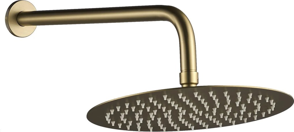 Rea Lungo Grip, podomítková sprchová souprava + BOX montážní systém, zlatá matná, REA-P8950