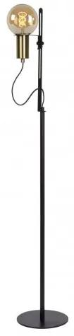 LUCIDE MALCOLM Floorlamp E27/40W H140cm Black stojací lampa