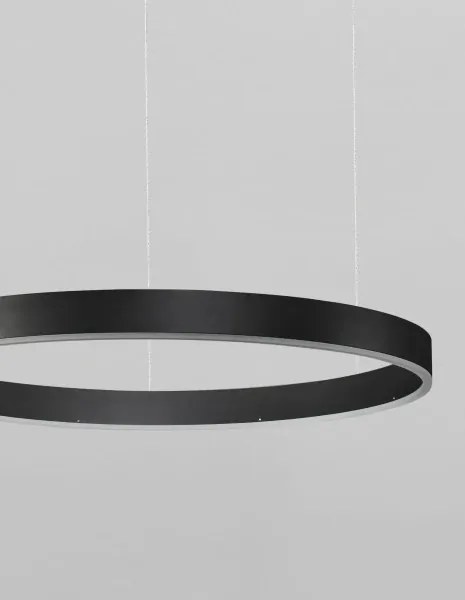 LED lustr Motif 60 černé stmívatelné