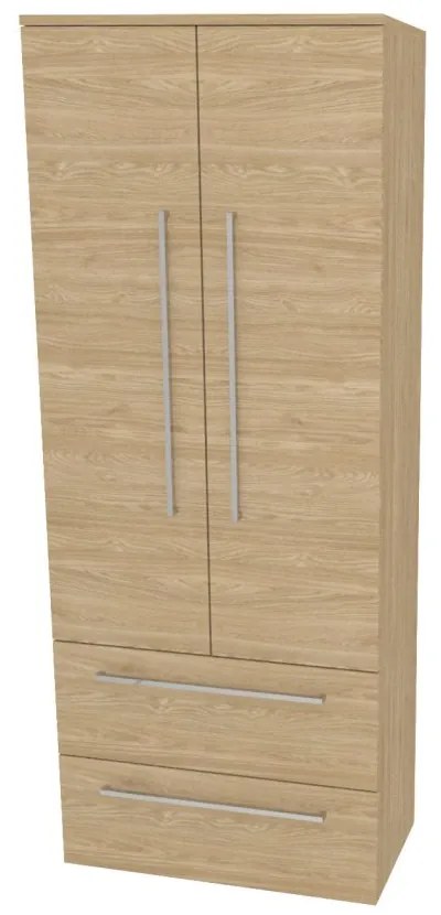 Mereo Mereo, Bino, koupelnová skříňka vysoká 163 cm, dvojitá, Multidecor, CN699DUO1