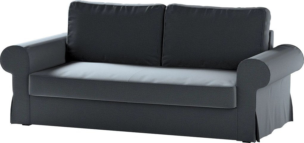 Potah na pohovku IKEA Backabro, 3-místná, rozkládací barva šedá látka sametová