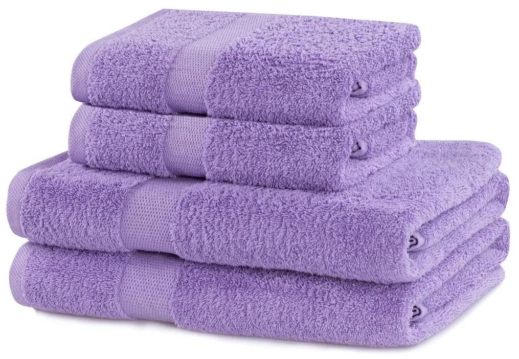 Set světle fialových ručníků DecoKing Niki