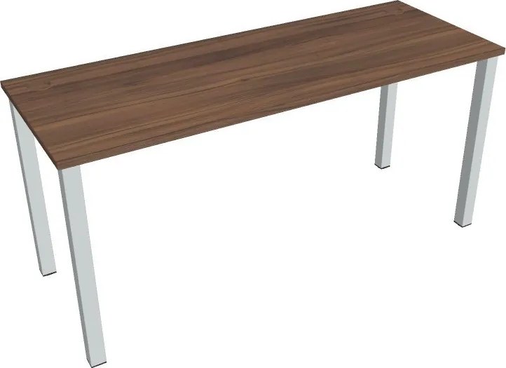 Kancelářský pracovní stůl Hobis UE 1600, deskaakát, černá černá