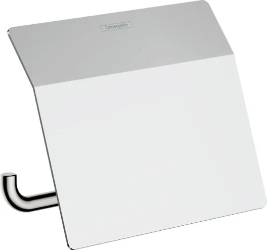 Hansgrohe AddStoris, držák na toaletní papír s krytkou, chromová, HAN-41753000