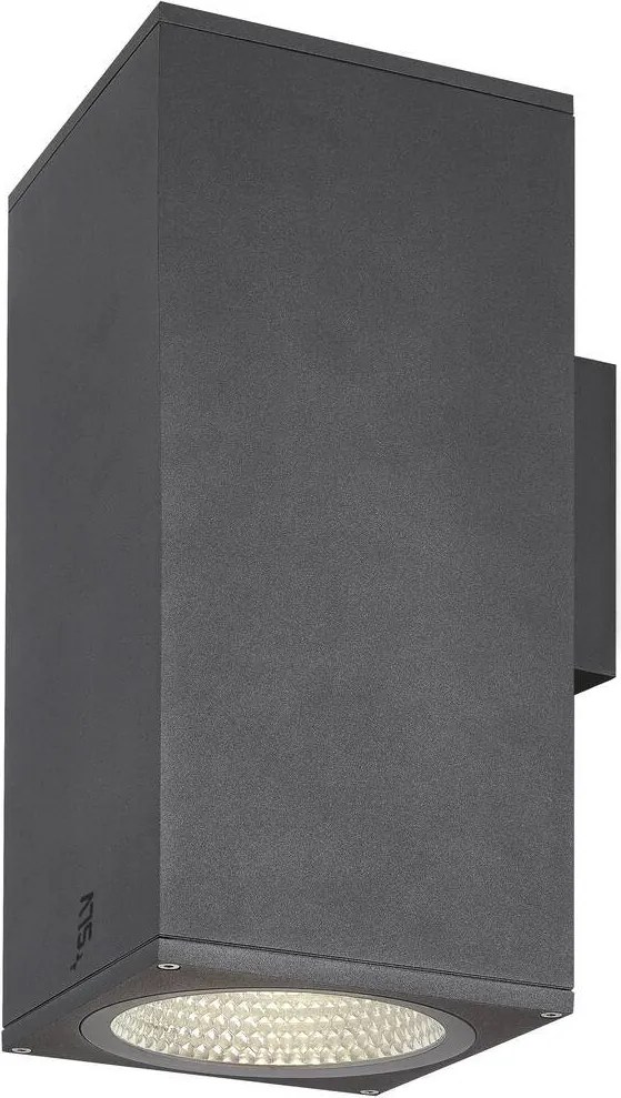 LA 1003438 ENOLA SQUARE UP/DOWN L Outdoor, nástěnné LED svítidlo, antracitové, CCT 3000/4000K - BIG WHITE (SLV)