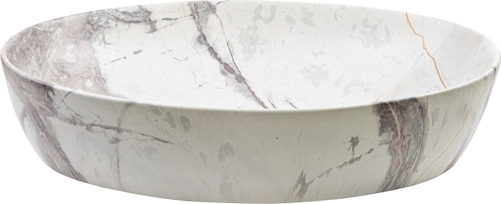 Invena Kafe, umyvadlo na desku 620x420x140 mm, imitace kamene-béžová matná, INV-CE-62-721-C