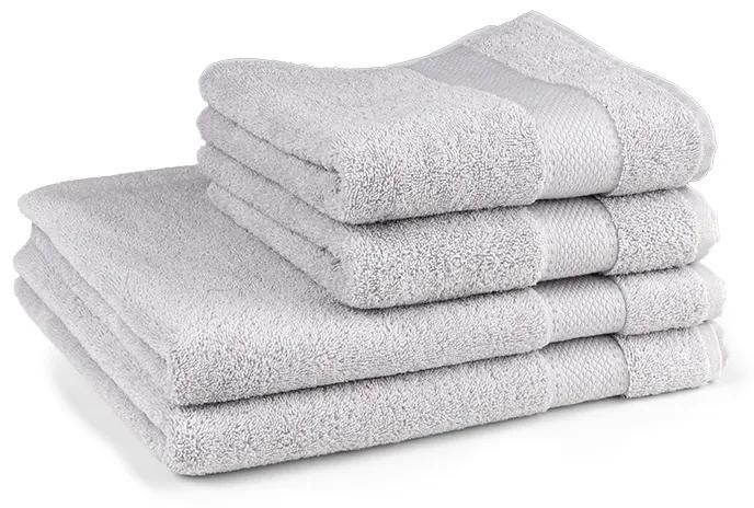 Tegatex Bavlněný ručník / osuška z bavlny- světle šedá Velikost: 50*90 cm