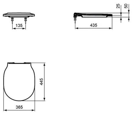 Ideal Standard Connect Air WC sedátko E036701