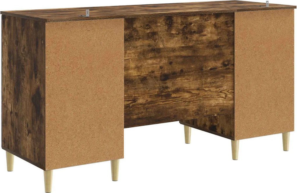 Stůl Kouřový dub 142,5 x 50 x 75 cm Kompozitní dřevo 3414617