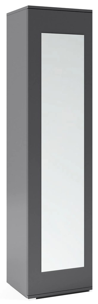 Eka Šatní skříň Trinity 45 cm, se zrcadlem Barva dřeva: Sonoma/Bílá