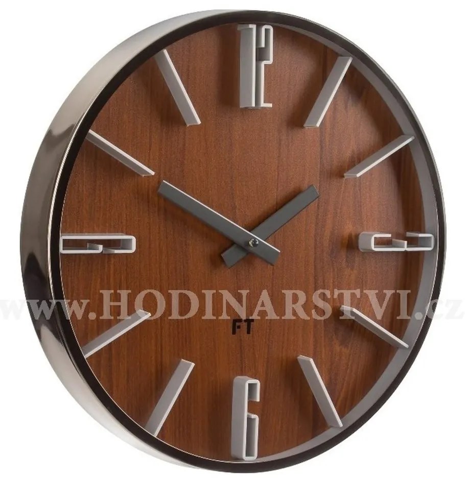 Designové nástěnné hodiny Future Time FT6010TT Numbers 30cm