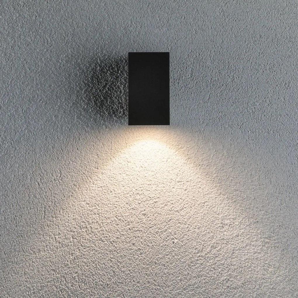 P 94327 Venkovní nástěnné svítidlo Flame 1x3,8W IP44 3.000K antracit 230V - PAULMANN