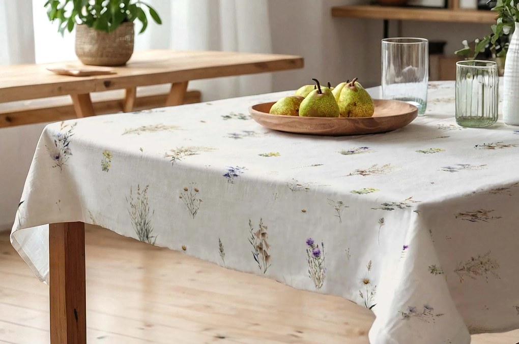 Bavlněný ubrus Horská louka od Darré - nový Velikost: 85 x 85