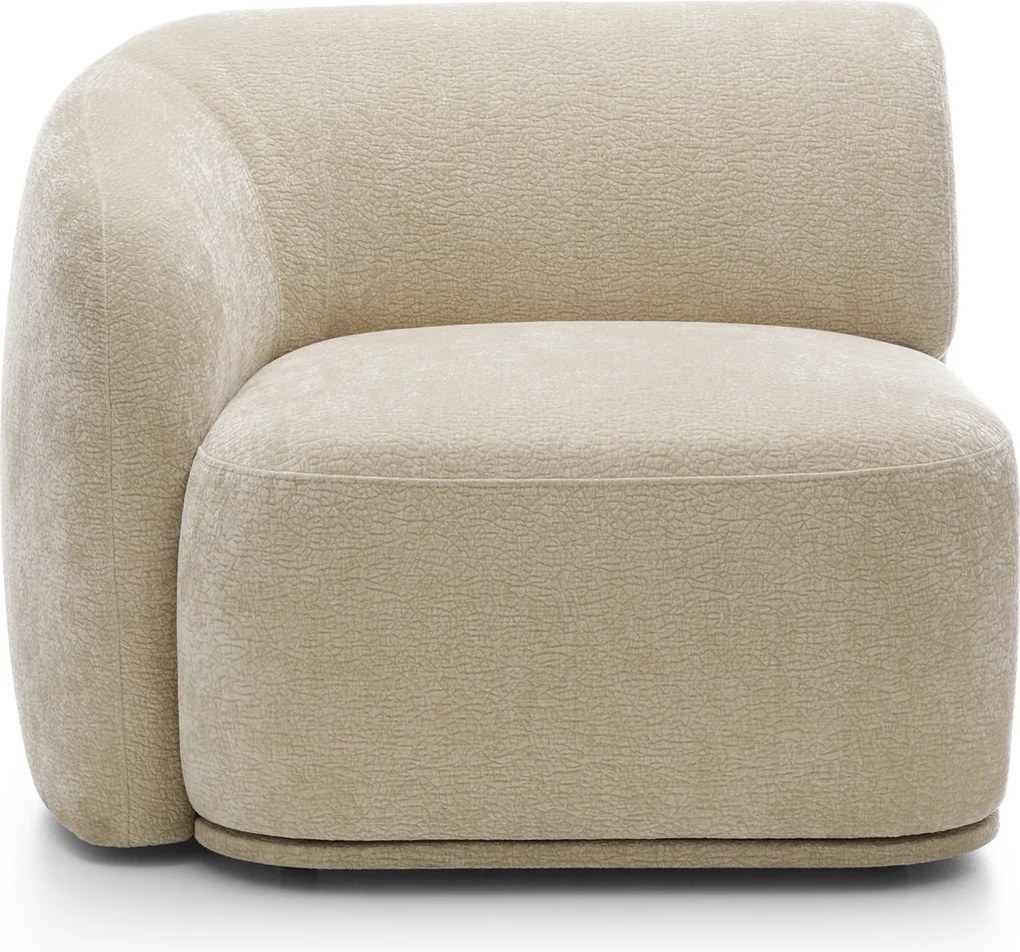PCo Modul k sedací soupravě BONO 1L/1R 95 cm Roh pohovky: Pravý roh, Barva látky: Světle hnědá (Dress me 02)
