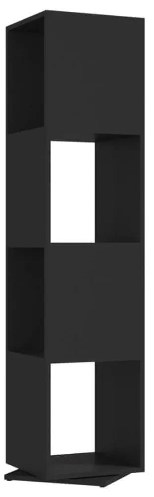 Petromila Otočná skříňka černá 34,5x34,5x75,5 cm dřevotříska