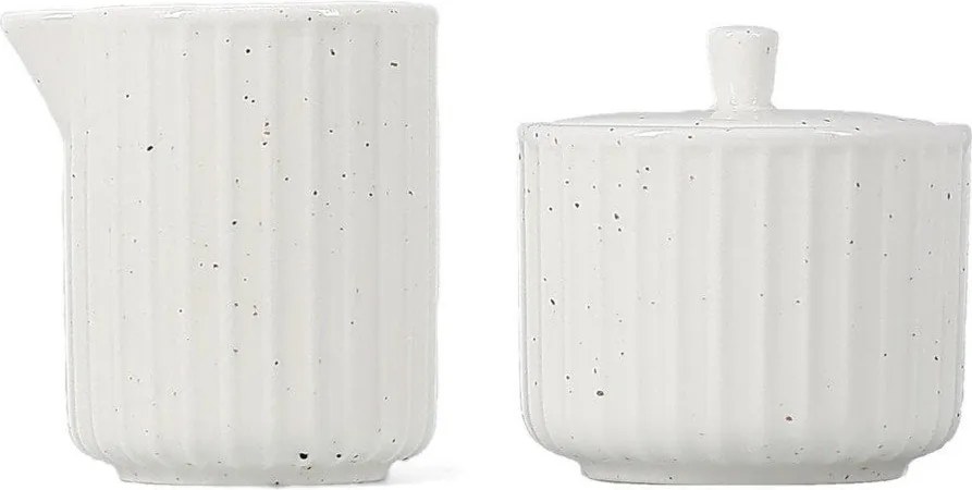 Set cukřenky a konvičky na mléko Ora Gloss – Salt&Pepper