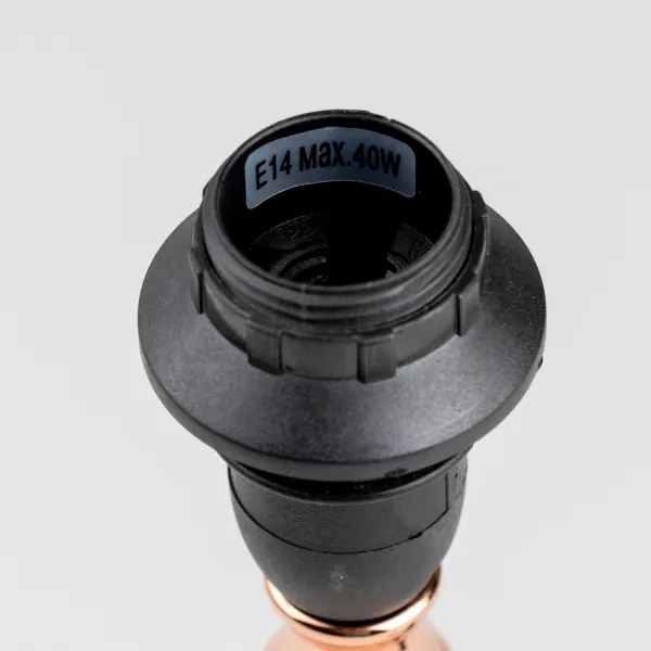 BRILAGI - Stolní lampa CERIA 1xE14/40W/230V pr. 20,5cm černá/měděná/šedá