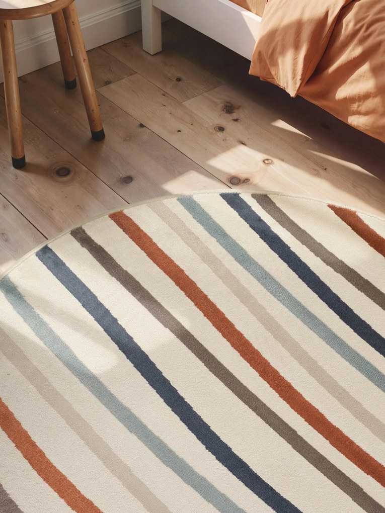 Hanse Home, Dětský koberec Adventures 106410 Cream Multicolor kruh, 160x160 (průměr) kruh, vícebarevná, dětský pokoj