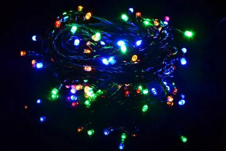 Nexos 39234 Vánoční světelný řetěz 200 LED - 9 blikajících funkcí - 19,9 m