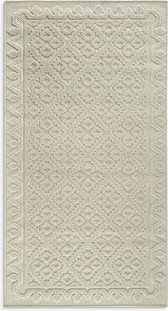 Koberec Lena Boho, 80x150 cm, béžový