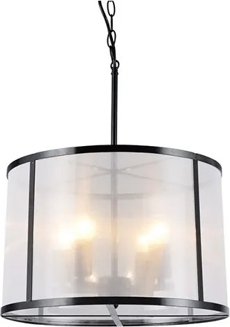 Závěsné svítidlo | Ø40cm, matná černá / bílá | Aca Lighting (OD61054)