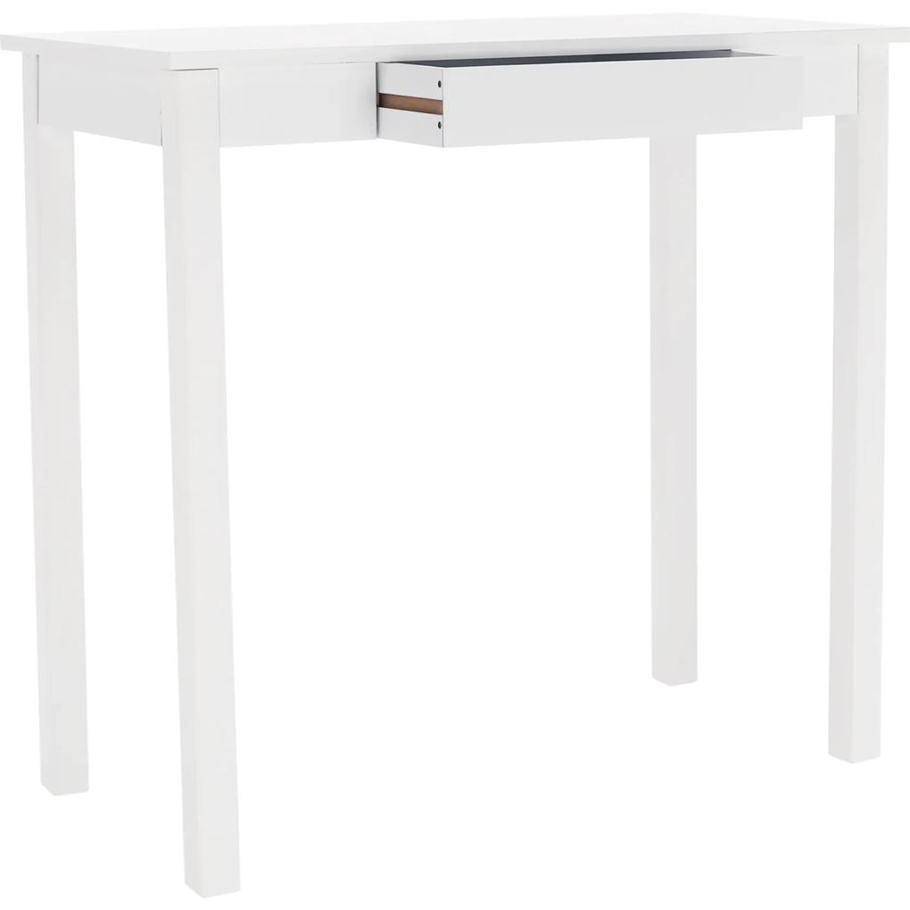 Konzolový stolek AMYNTAS MDF barva bílá