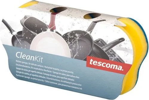 TESCOMA Kuchyňské houbičky CLEAN KIT, 3 ks, na jemné povrchy