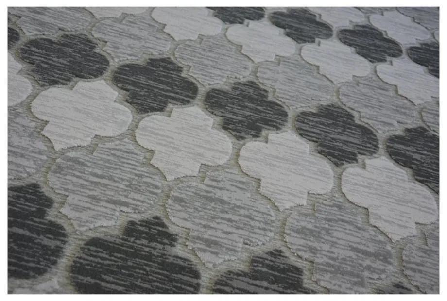Luxusní kusový koberec Ronald šedý 240x330cm