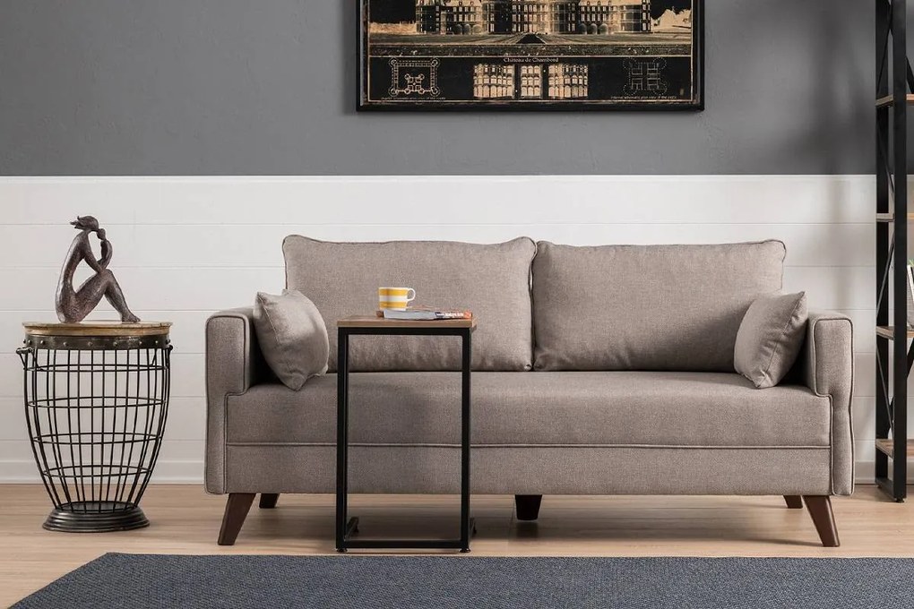 Designová sedačka Marisela 177 cm krémová