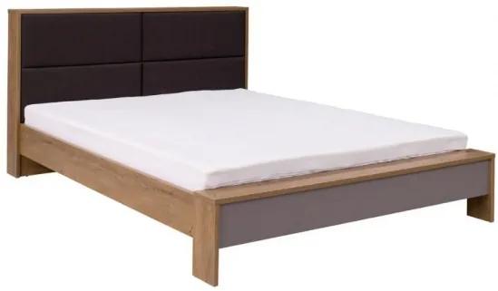 Maridex postel LATIKA barevné varianty šedá / dub burgundský