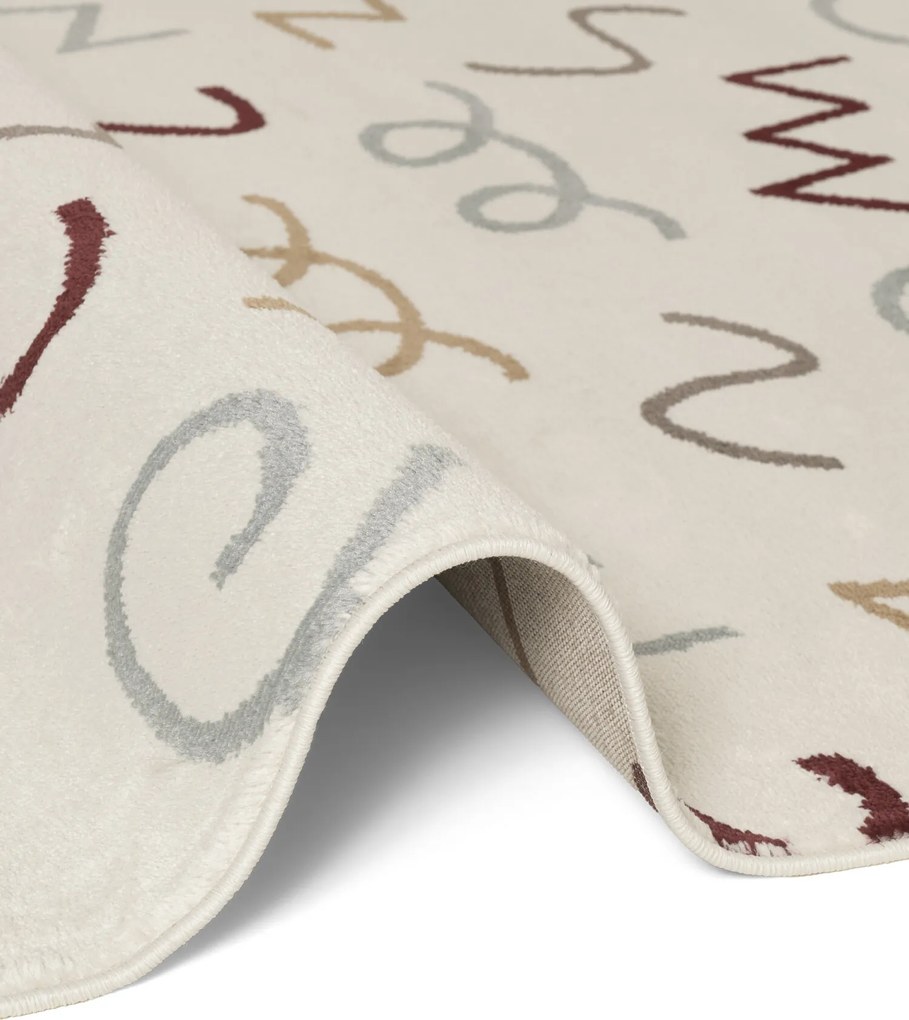 Hanse Home, Dětský koberec Adventures 106422 Cream Multicolor kruh, 160x160 (průměr) kruh, vícebarevná, dětský pokoj