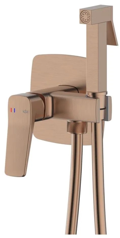 KFA Armatura 4529-512-34-Bidet. baterie se sprškou pro pod.ins. MALAGA rose gold