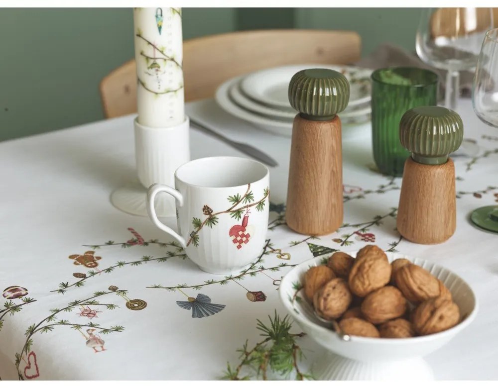 Bílá porcelánová mísa s vánočním motivem ø 16 cm Hammershøi Christmas – Kähler Design