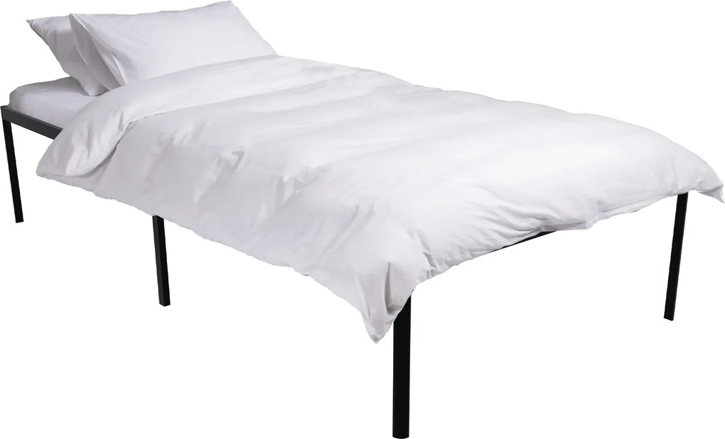 Kovová postel Hamlin 200x100x41 cm – černá