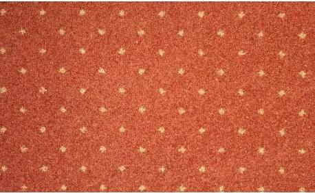 Metrážový koberec Akzento 65 Oranžová, Šíře role 4m B-Line Kod2622