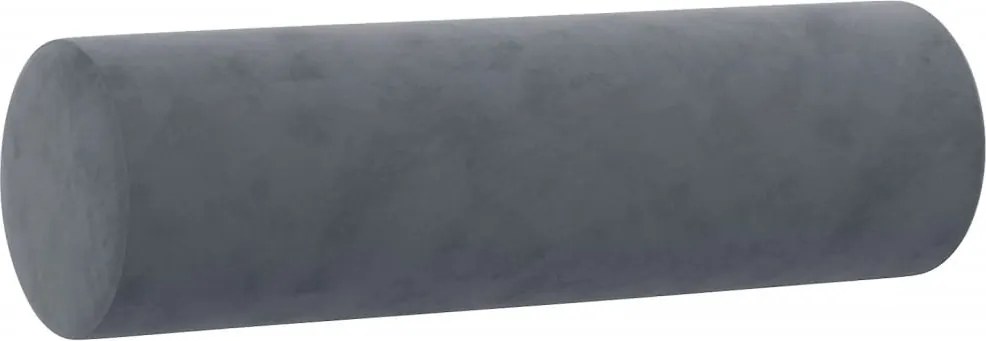 2místná pohovka s polštáři tmavě šedá 140 cm samet 3200882