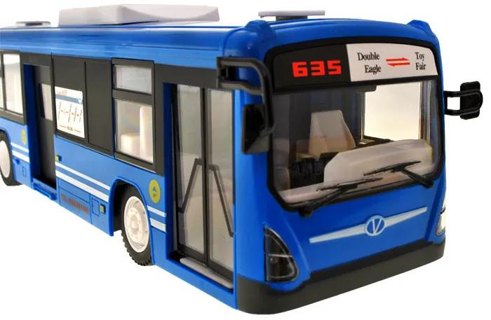 Ramiz RC Autobus s otevíráním dveří modrý