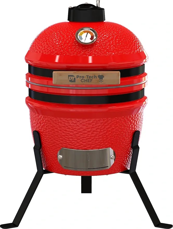 Gril Kamado Egg 13", průměr roštu 27 cm, červená