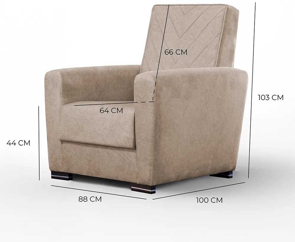 Sedací sestava ANASTAZIA 3+1+1 | rozkládací + úložný prostor | VÝBĚR TKANIN | 2 polštářky v ceně