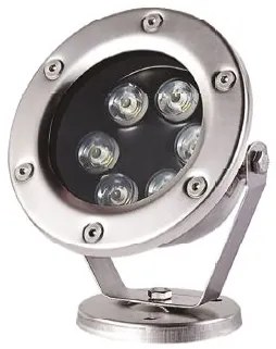 ACA Lighting Fontánový LED reflektor AQUET 6W/12V AC-DC/3000K/400Lm/60°/IP68/IK10