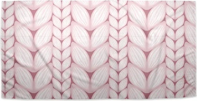 Sablio Ručník Starorůžové pletení - 70x140 cm