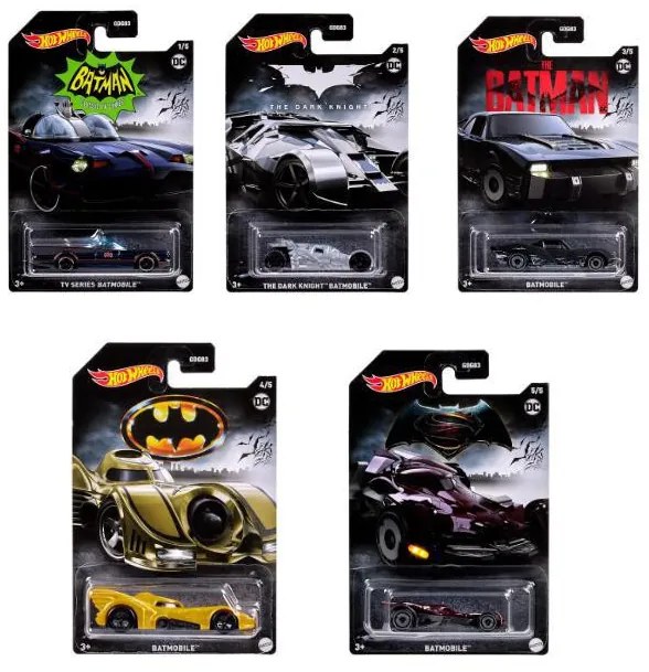 Hot Wheels Tematický angličák - legendární Batman