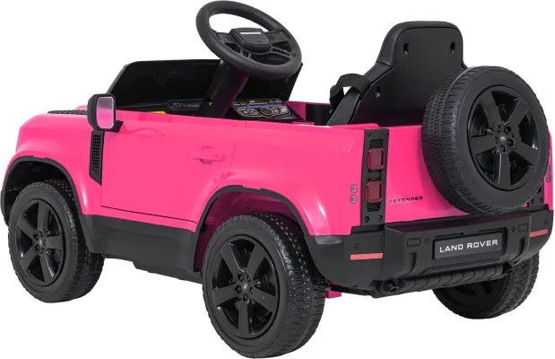 Elektrické autíčko Land Rover Defender růžové