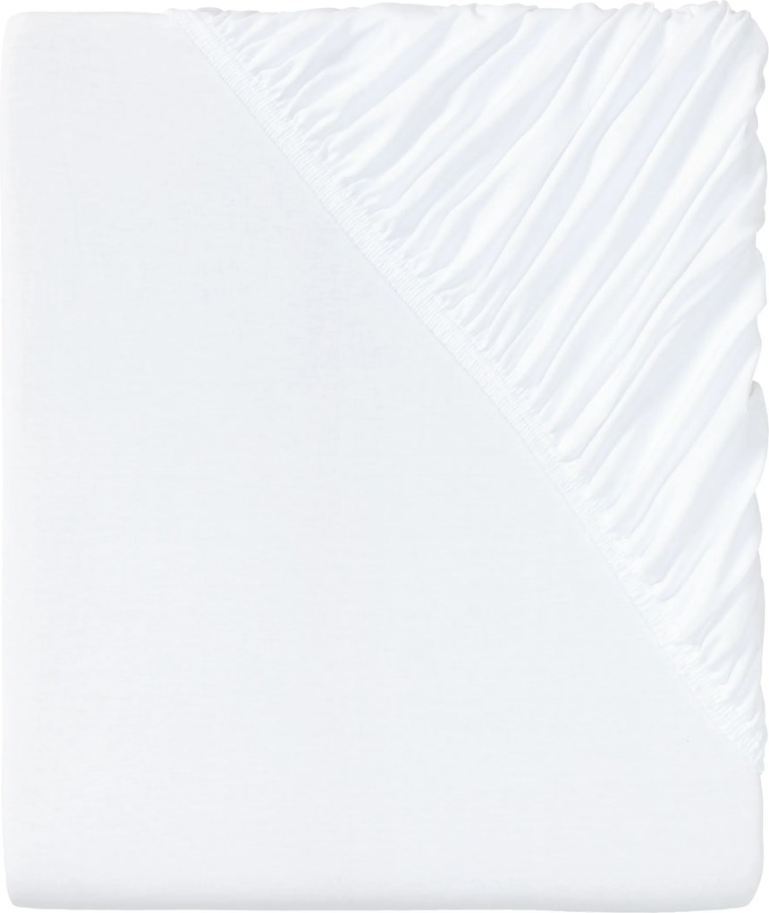 Livarno home Žerzejové napínací prostěradlo, 90-100 x 200 cm (bílá)